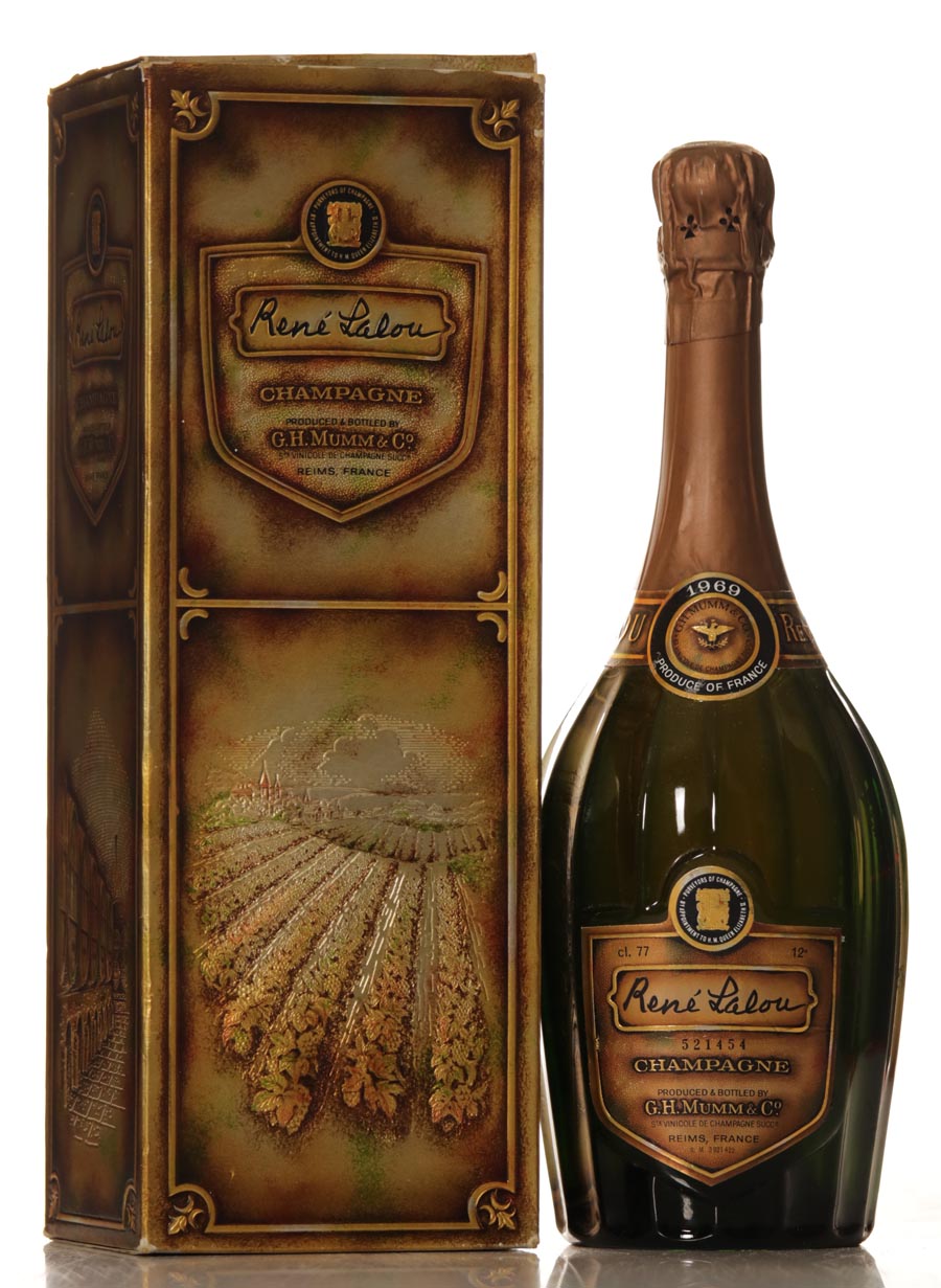 Buy GH Mumm Rene Lalou 1969 in Giftbox online - VINEUT Rare & Vintage Wines